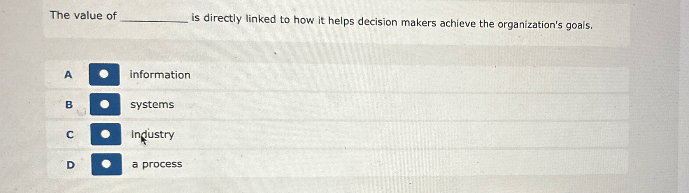 Solved The value of is directly linked to how it helps | Chegg.com