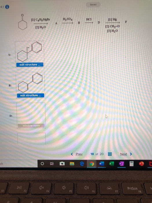 Solved 41 H2S04 [1] Mg ) CHş MgBr 12) H20 [2] CH2-0 [3] H20 | Chegg.com