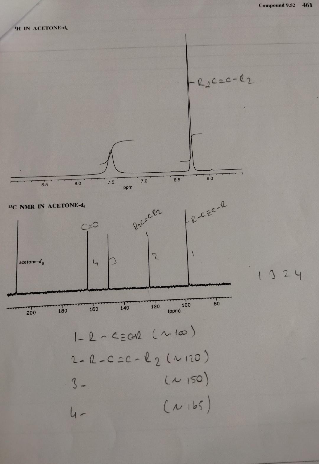 Solved 1−R−c≡c−R2−R−c=c−l2(∼120)3−4−(∼165)(∼100)(∼150)1↔3 | Chegg.com
