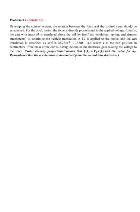 Solved At the pad, a vehicle in vertical configuration prior | Chegg.com