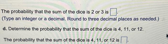 Solved The accompanying figure shows the 36 equally likely | Chegg.com