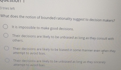Solved 3 ﻿tries leftWhat does the notion of bounded | Chegg.com