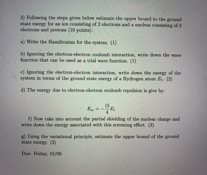 Solved 3) Following the steps given below estimate the upper | Chegg.com