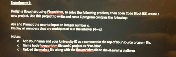 Solved Design a flowchart using Flogorithm, to solve the | Chegg.com