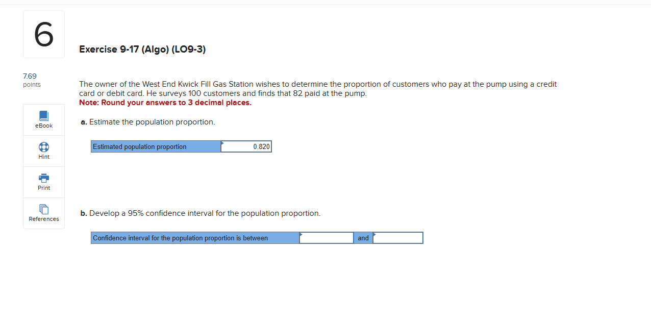 Solved Exercise 9-17 (Algo) (LO9-3)The owner of the West End | Chegg.com