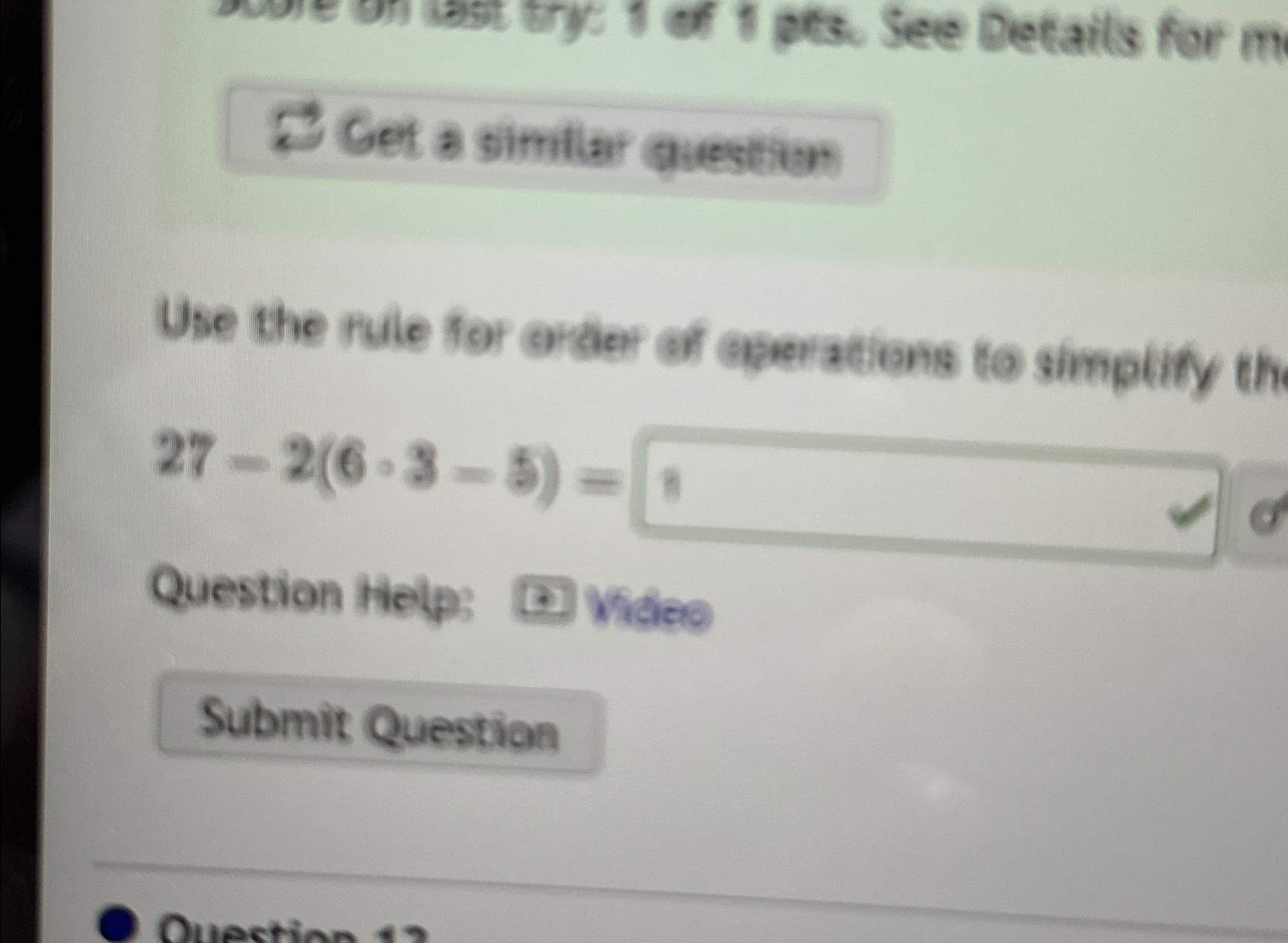 Solved &3 ﻿Get a similar questionUse the rule for order of | Chegg.com