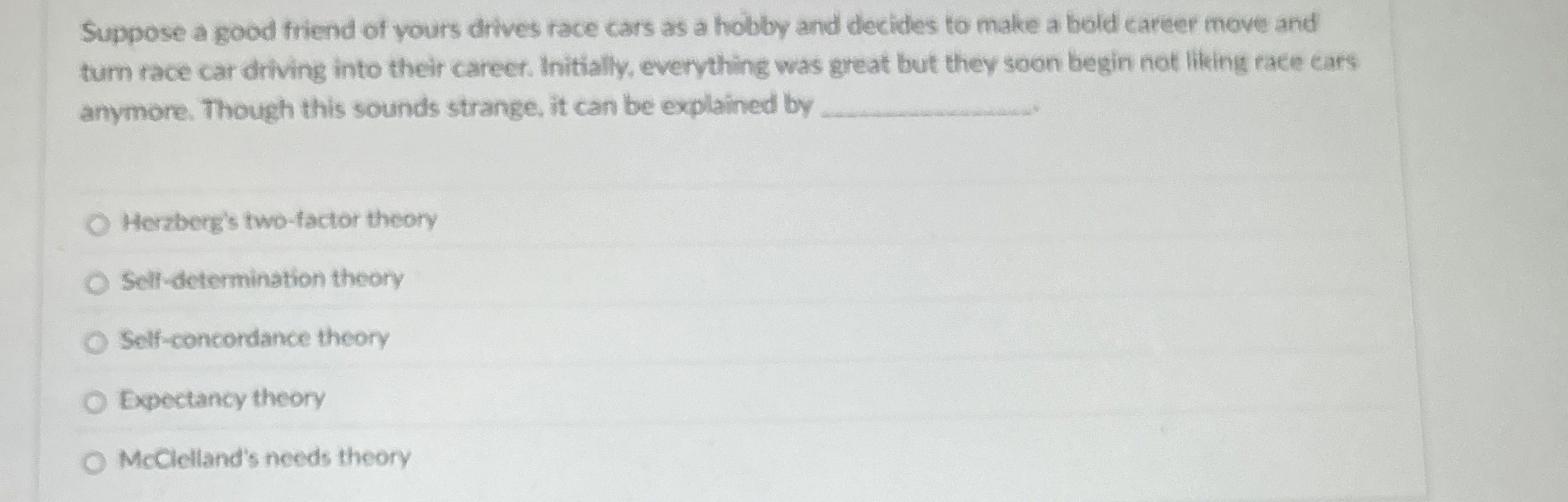 High Quality SOLUTION Suppose a good triend of yours drives race cars ...