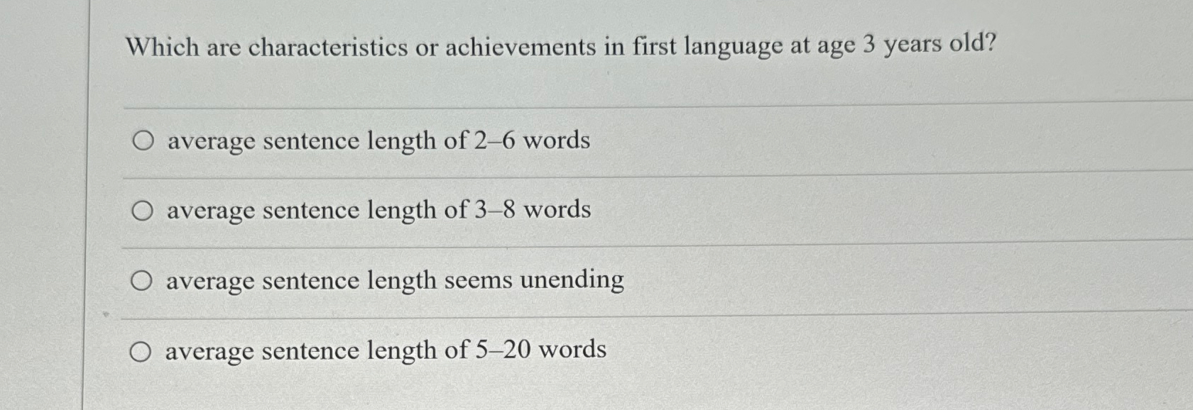 Solved Which are characteristics or achievements in first | Chegg.com