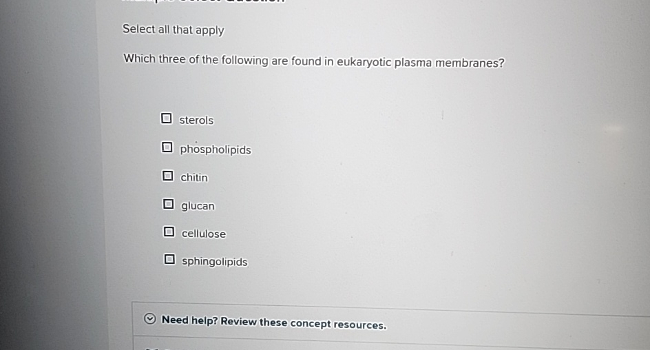 Solved Select all that applyWhich three of the following are | Chegg.com