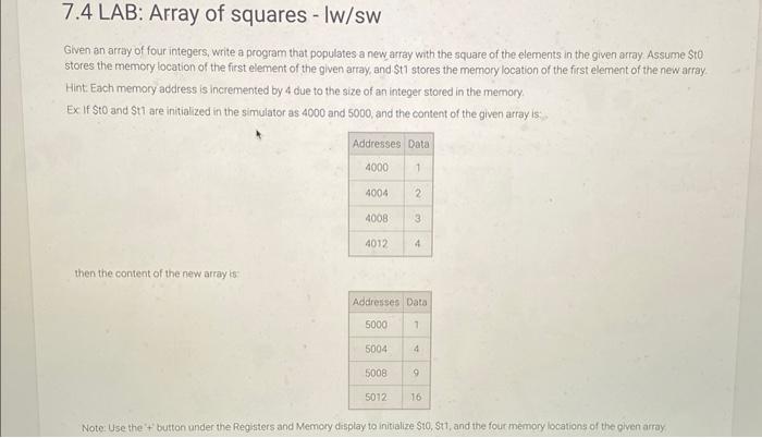Solved Given An Array Of Four Integers Write A Program That