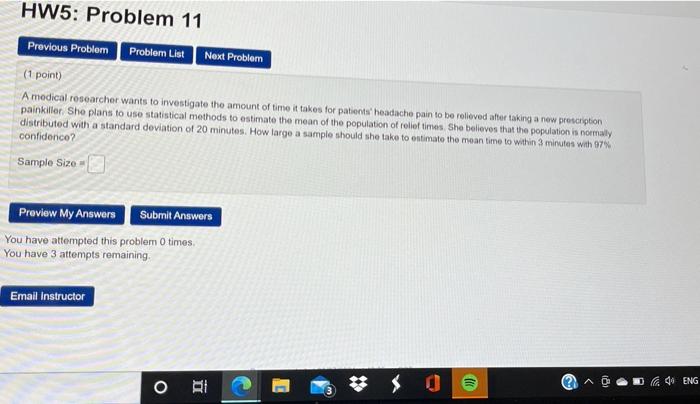 Solved HW5: Problem 11 Previous Problem Problem List Next | Chegg.com