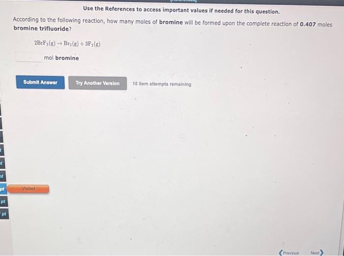 Solved Use the References to access important values if | Chegg.com