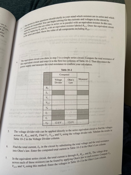 Solved Series-Parallel Combination Circuits WELDING So | Chegg.com