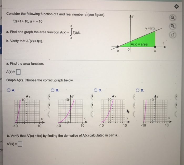 Solved е a Consider the following function off and real | Chegg.com