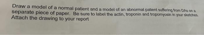 Solved Draw a model of a normal patient and a model of an | Chegg.com
