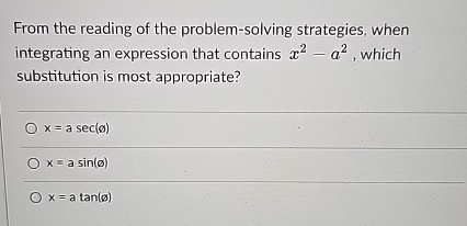 Solved From the reading of the problem-solving strategies, | Chegg.com