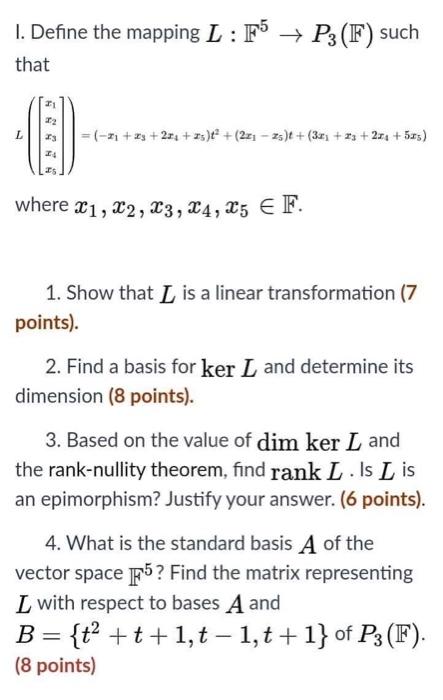 Solved This is Advanced Linear Algebra. Please answer | Chegg.com