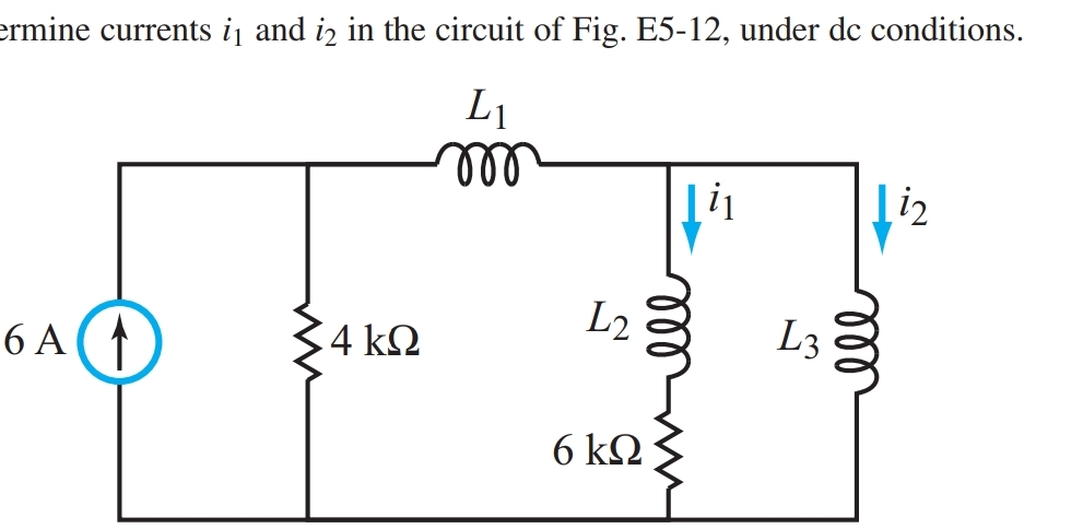 Solved ermine currents i1 ﻿and i2 ﻿in the circuit of Fig. | Chegg.com