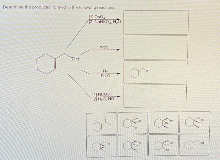 Solved Determine The Product S Formed In The Following