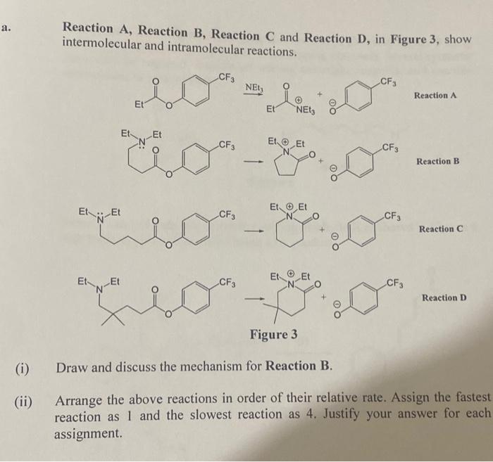 Solved Reaction A, Reaction B, Reaction C and Reaction D, in | Chegg.com