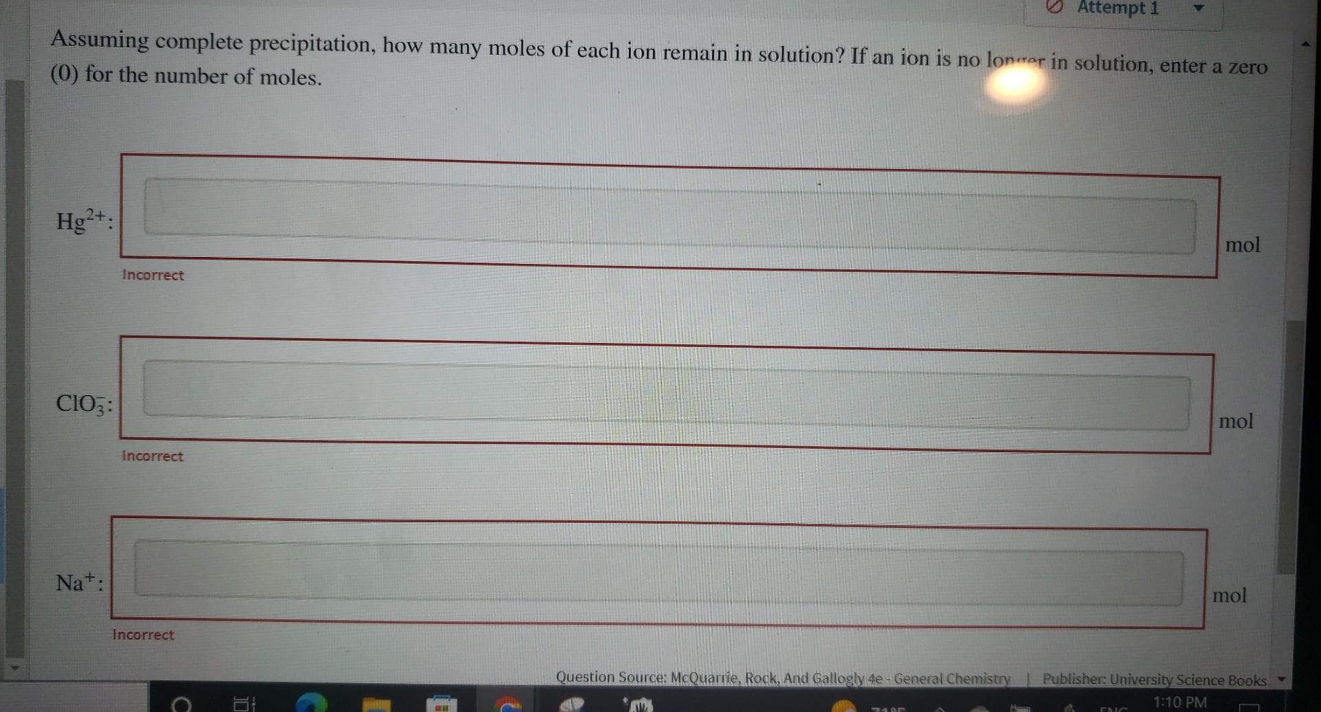 If a solution containing 33.14 g of mercury(II) | Chegg.com