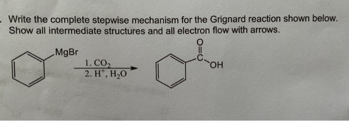 Solved Write the complete stepwise mechanism for the | Chegg.com