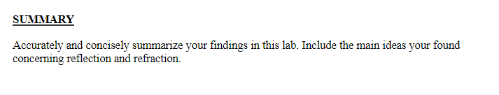 Solved SUMMARYAccurately and concisely summarize your | Chegg.com