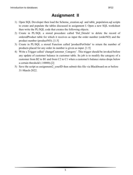 Solved Customer Product customerNO char(8) productNO | Chegg.com