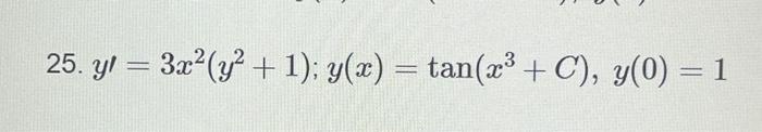Solved In Problems 17 through 26 , first verify that y(x) | Chegg.com Solved In Problems 17 through 26 , first verify that y(x) | Chegg.com