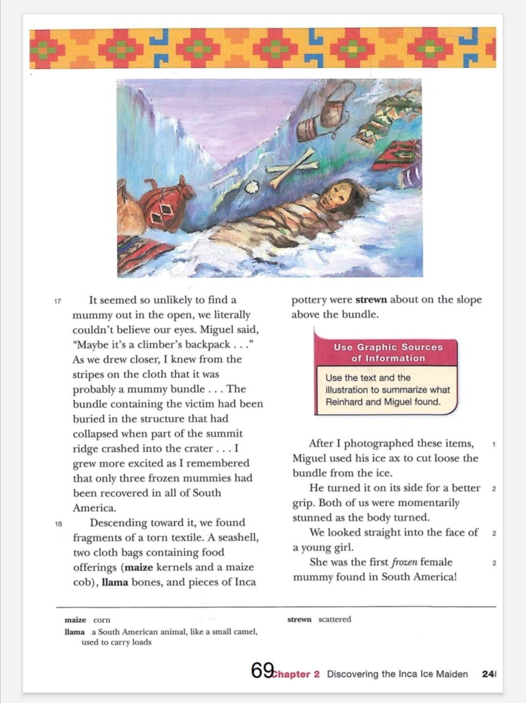 Discovering the Inca Ice Maiden ES a nonfiction | Chegg.com