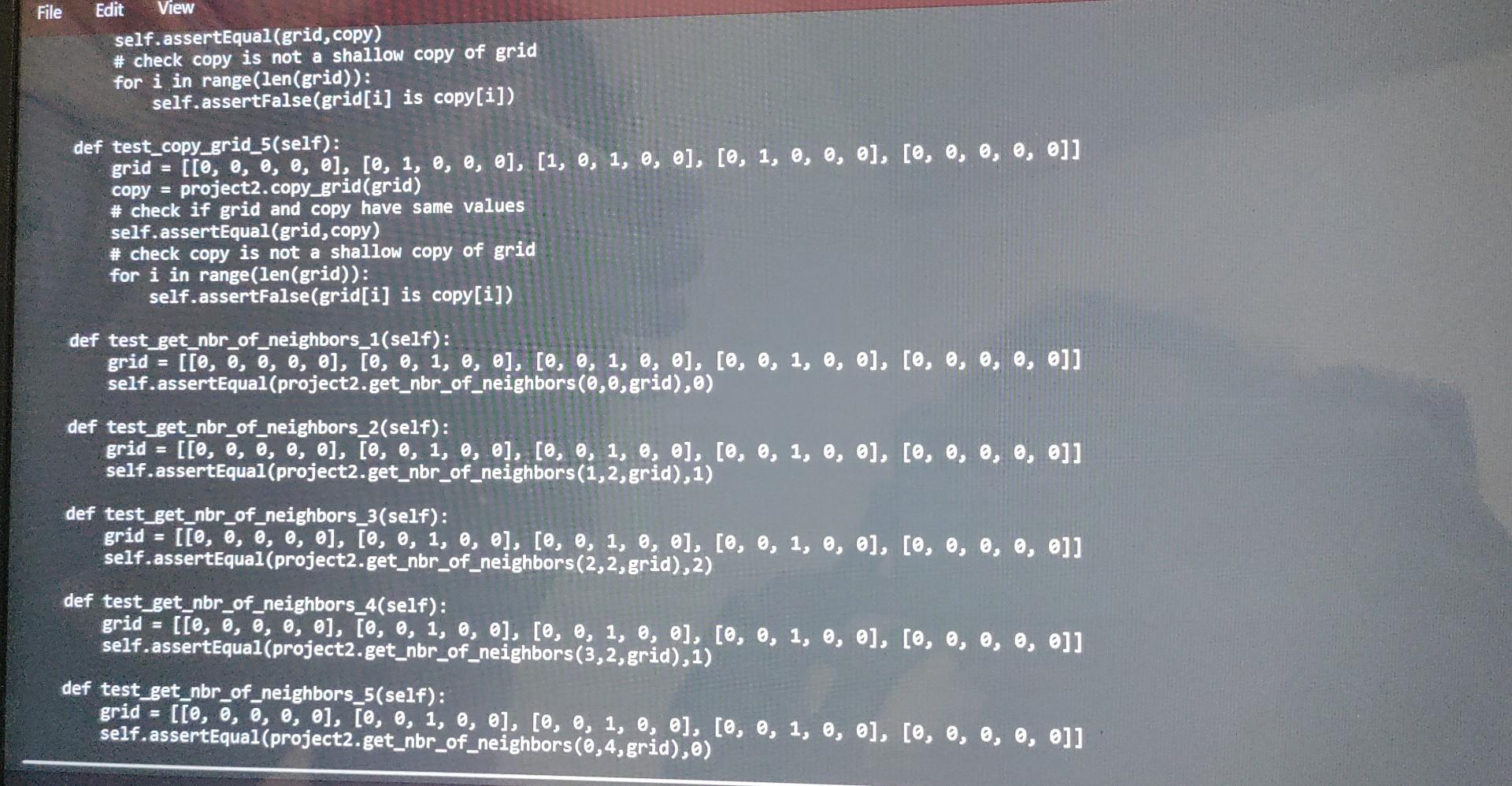 Solved Function that makes a deep copy of the given grid and | Chegg.com