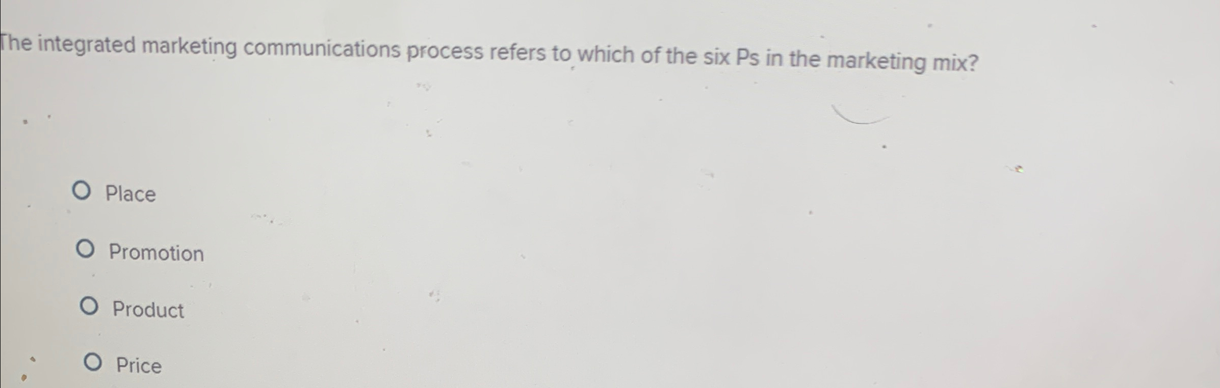 Solved The integrated marketing communications process | Chegg.com