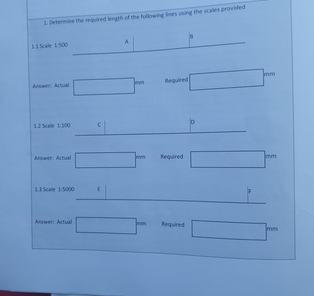 Solved 1. Determine the required length of the following | Chegg.com