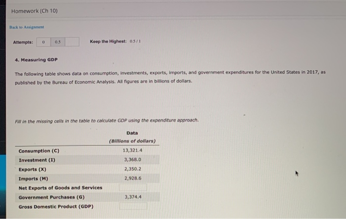 Solved Homework (Ch 10) Back to Assignment Attempts: o os | Chegg.com
