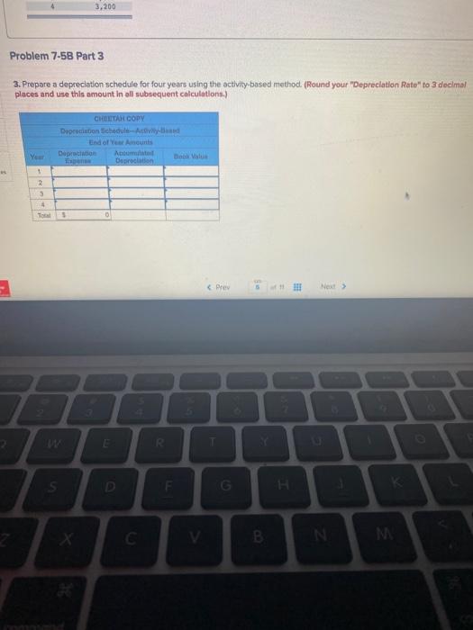 Solved 73 Required Information Problem 7-5B Determine | Chegg.com