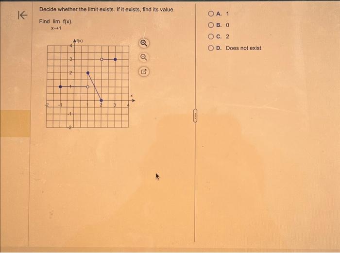 Solved Decide Whether The Limit Exists If It Exists Find