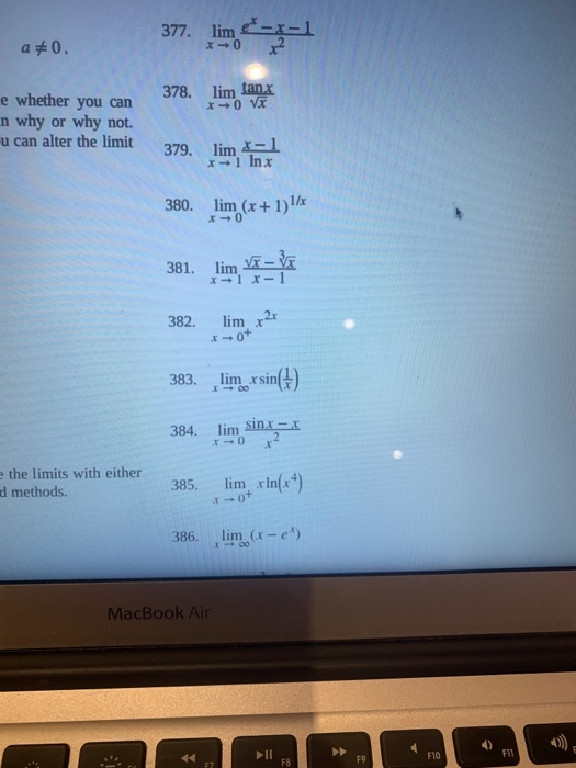 Solved 366. lim 100 For the following exercises, evaluate | Chegg.com