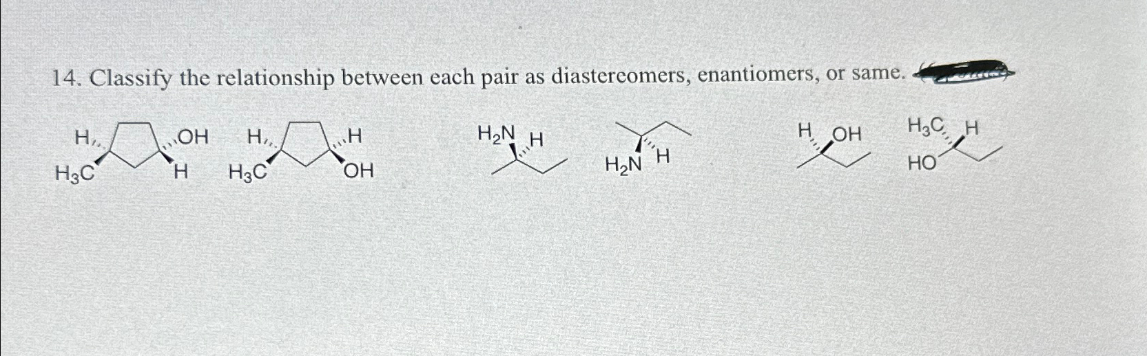 Solved Classify the relationship between each pair as | Chegg.com