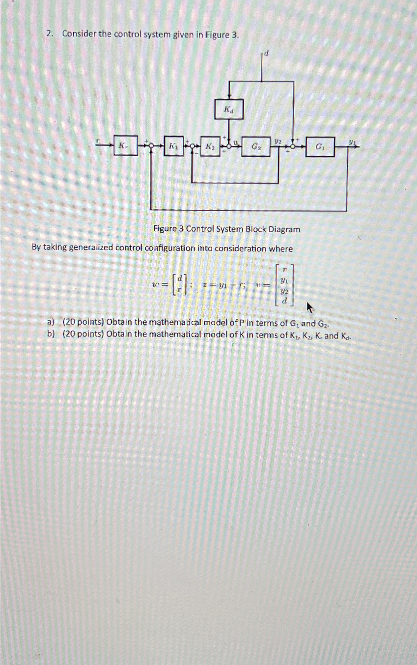 Consider the control system given in Figure 3.Figure | Chegg.com