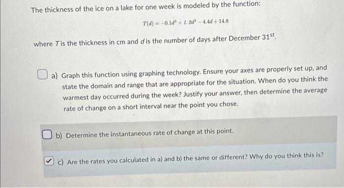 Solved Using the table of values given, determine the | Chegg.com