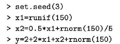 > set.seed (3) > x1=runif (150) > x2=0.5*x1+rnorm | Chegg.com