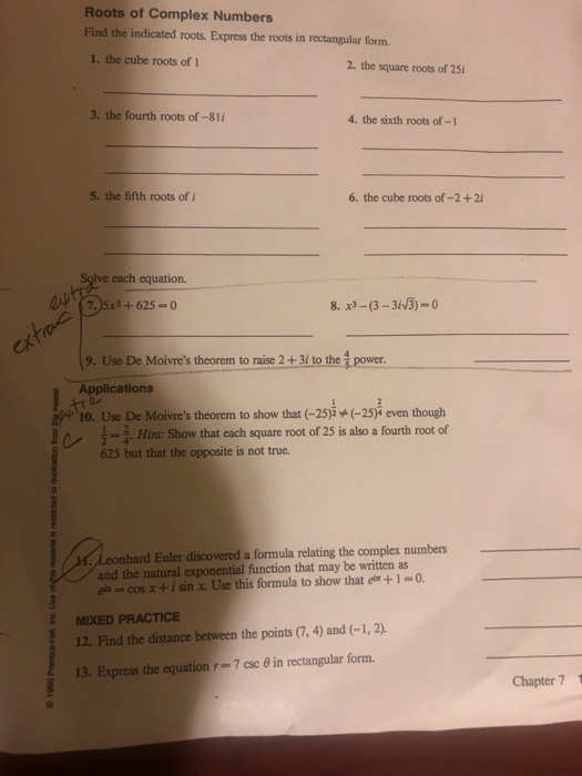 solved-roots-of-complex-numbers-find-the-indicated-roots-chegg
