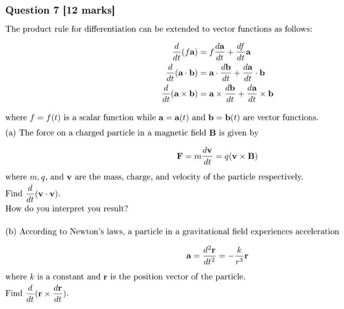 Solved The product rule for differentiation can be extended | Chegg.com