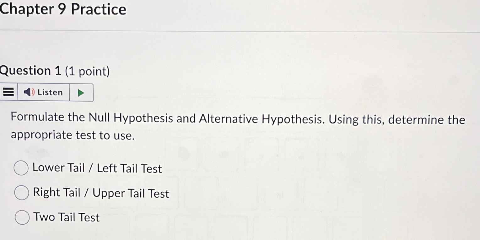 Solved Chapter 9 ﻿PracticeQuestion 1 (1 ﻿point)Formulate the | Chegg.com