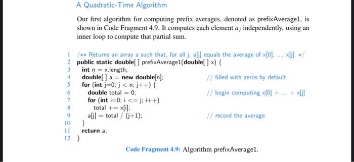 Solved P-4.60 Perform an experimental analysis of the two | Chegg.com