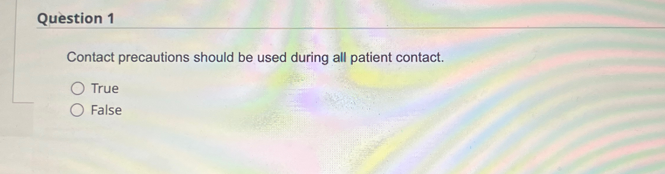 Solved Question 1Contact precautions should be used during | Chegg.com
