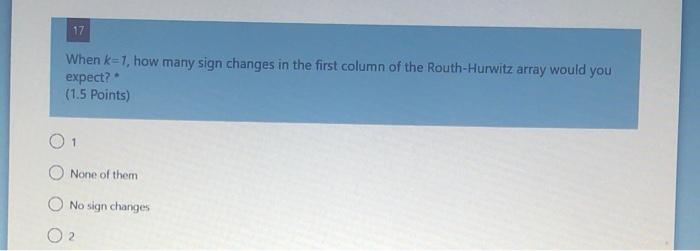Solved Section for a negative unity feedback signal, the | Chegg.com