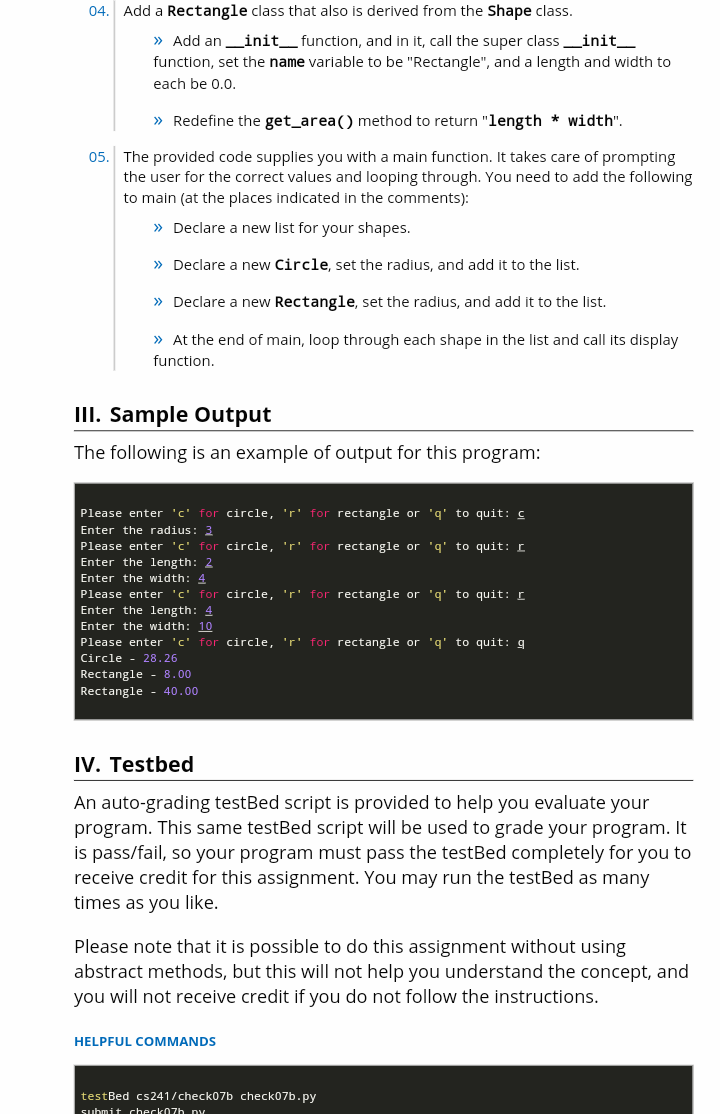 Solved Survey Obj Ort Prog/Data Str... BYO oo Programming | Chegg.com