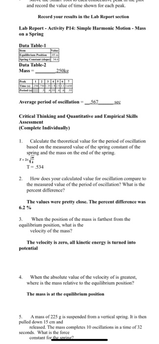 Solved T-534 2. How does your calculated value for | Chegg.com