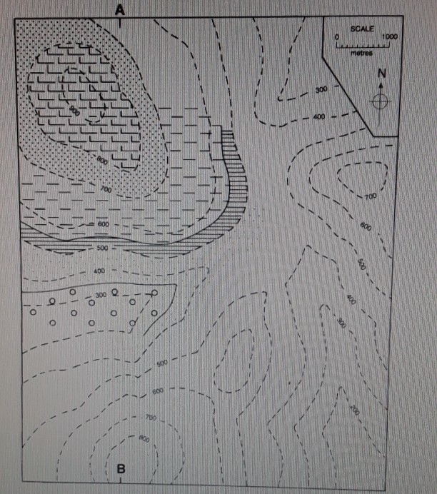 Part 1 Horizontal strata The map on the next page | Chegg.com